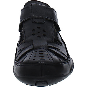 Ros Hommerson Womens Candid Leather Slip-On Mary Janes Black 7 Super Slim (SS)