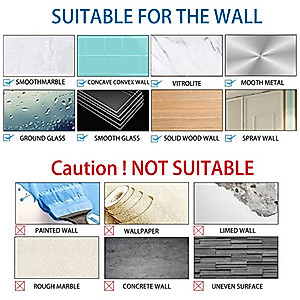 Watpot Acrylic Hat Hooks for Wall, Clear Adhesive Hooks for Hanging Towel Coat Bag, 6 Pack