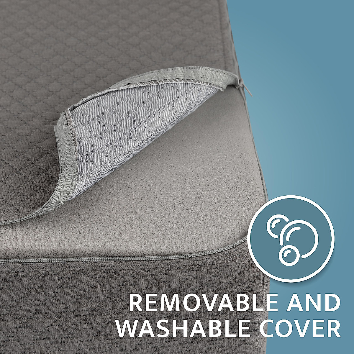 Kӧlbs Single Or Double Leg Elevation Pillow | Post Surgery Leg Pillow | Stylish Chic Jacquard Cover | Ankle Knee and Leg Support Pillow for Injury After Surgery (Adjustable)