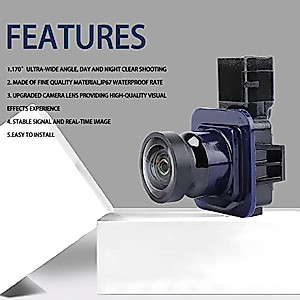 Arokzn Rear View Backup Camera Replacement for Ford Fusion SE/S/Titanium 2013 2014 2015 2016 Reversing Parking Assist Camera Replaces# ES7Z19G490A, DS7Z19G490A，ES7Z-19G490-A