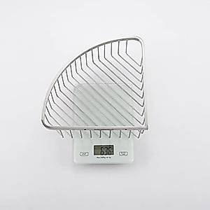 Segistan Bathroom Corner Shower Caddy Organizer, SUS304 Stainless Steel Heavy Duty Rust-Proof Bathroom Shelf Organizer Shampoo Holder, Wall Mounted Storage Rack for Bathroom Kitchen, Brushed Nickel