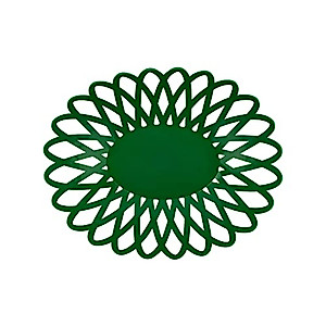 G.E.T. OB-940-FG Restaurant Style Oval Serving / Bread Basket, 10" x 8.25", Rainforest Green (Pack of 12)