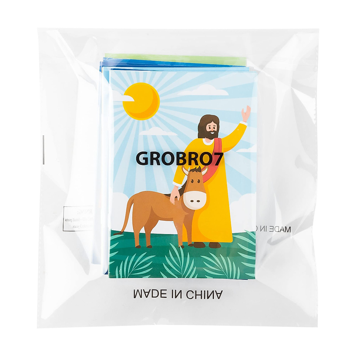 GROBRO7 24Pcs Christian Bible Coloring Books for Kids DIY Art Drawing Book with Angels Priests Churches Candles Crosses Patterns Color Booklets for Sunday School Classroom Rewards Goodie Bag