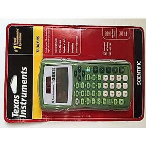 Texas Instruments TI-30X IIS 2-Line Solar/Battery-Powered Scientific Calculator, Lime Green, Model:, Gadget & Electronics Store