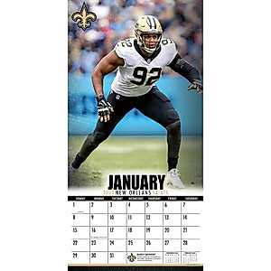 New Orleans Saints 2023 12" x 12" Team Wall Calendar