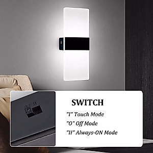 ANKBOY LED Wall Sconces Set of Two Battery Operated with Switch, Cordless Magnetic Wall Lamp Rechargeable USB Bedside Wall Light Fixtures for Bedroom, 3 Brightness Adjustable, Cool White 6000K