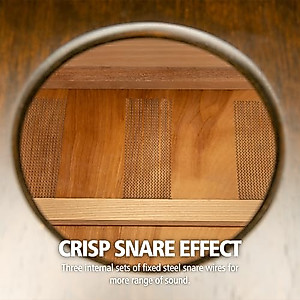 Meinl Jumbo Arch Bass Cajon Box Drum with Internal Snares - NOT MADE IN CHINA - Maple Frontplate / Hardwood Body in Vintage Wine Barrel Finish, 2-YEAR WARRANTY (SUBCAJ8VWB-M)