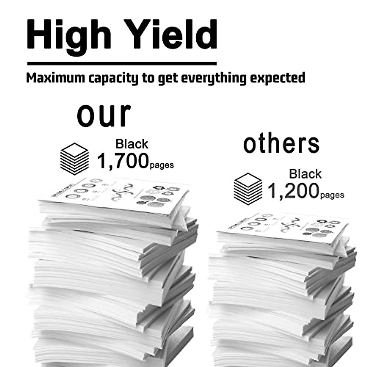 HIYOTA TN-730 TN730 Compatible Black TN730 Toner Cartridge Replacement for Brother DCP-L2550DW MFC-L2710DW L2750DW L2750DWXL HL-L2350DW L2390DW L2395DW L2370DW/DWX Printer (TN-730-5PK)