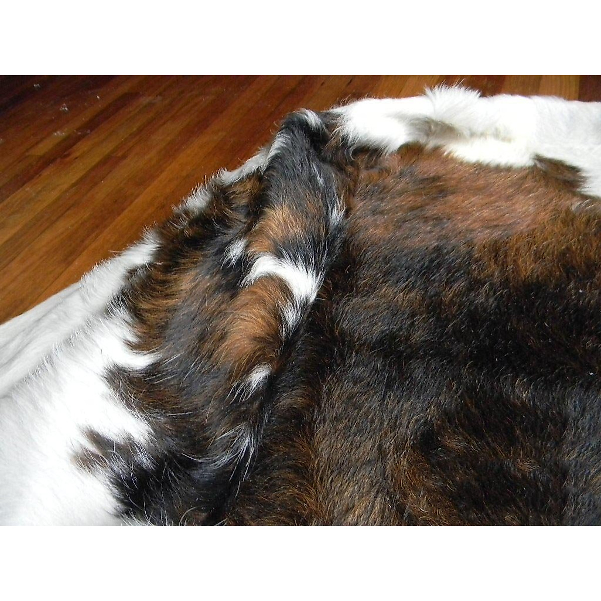 rodeo Cowhide Rug Dark Brindle Size 6x8 Feet Dc