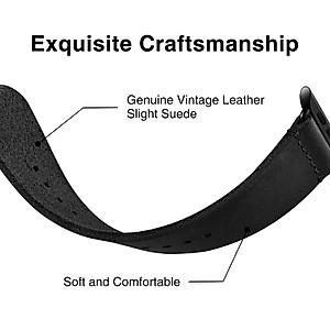 Vintage Leather Bands Compatible with Apple Watch Band 38mm 40mm 41mm 42mm 44mm 45mm 49mm,Genuine Leather Retro Strap Compatible for Men Women iWatch Ultra SE Series 8/7/6/5/4/3/2/1