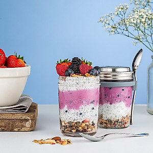 Kilner Parfait & Overnight Oats Breakfast Jar Set
