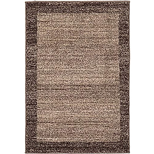 Unique Loom Del Mar Collection Area Rug - Abigail (2' 2" x 3' 1" Rectangle, Light Brown/ Beige)