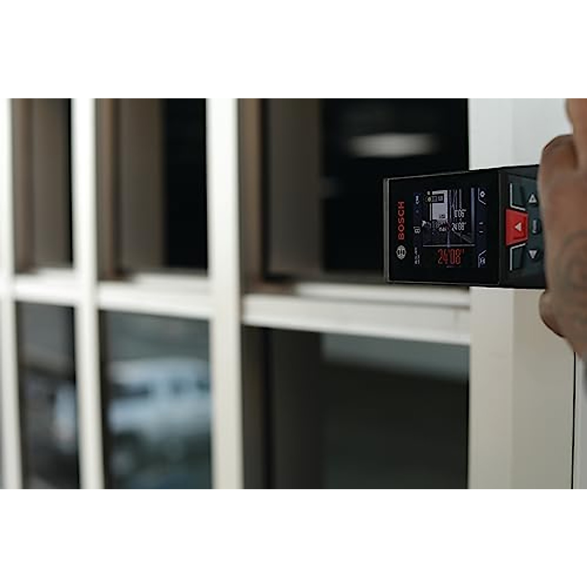 BOSCH GLM400CL Blaze Outdoor 400ft Bluetooth Connected Laser Measure with Camera & Lithium-Ion Battery