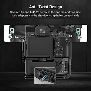 SmallRig Cage for Sony Alpha 7R V/Alpha 7 IV/Alpha 7S III/Alpha 7R IV/Alpha 1 with VG-C4EM Battery Grip - 3594