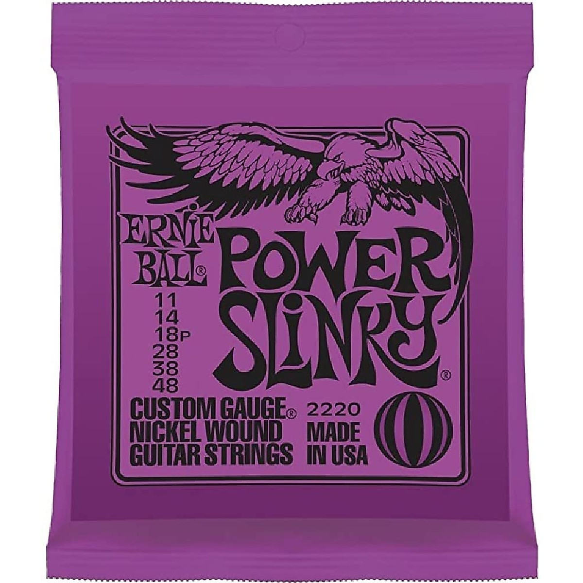 Ernie Ball Power Slinky Guitar Strings (Pack of 3) (2220x3)