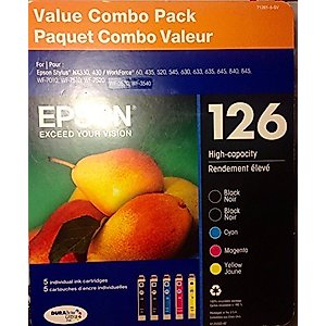Epson Inkjet Ink - 126 High Capacity Value Combo Pack