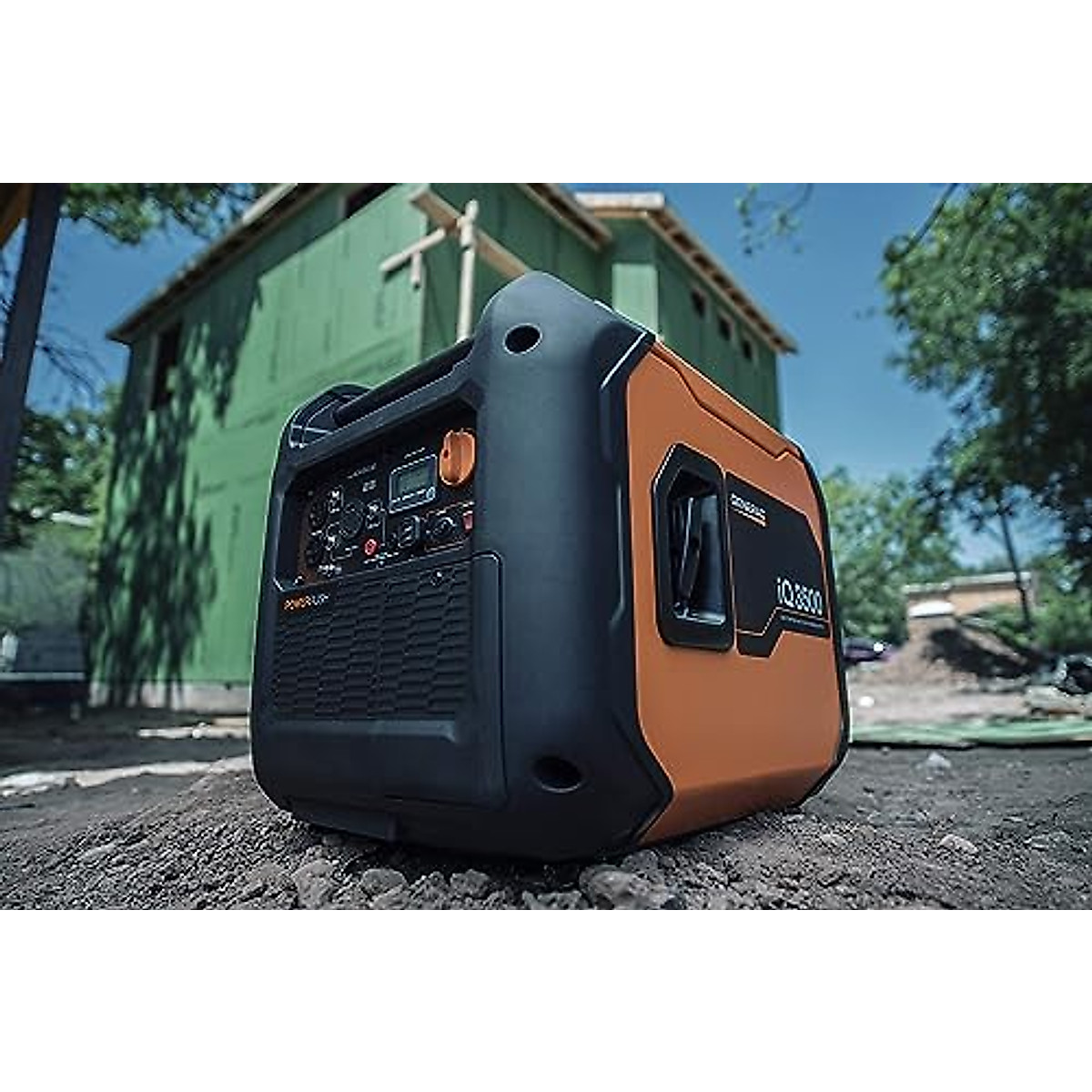 Generac 7127 iQ3500 3,500-Watt Gas-Powered Portable Inverter Generator - Durable, Lightweight Design with Parallel Capability - Speed Selection for Quiet Performance or Maximum Power - CARB Compliant