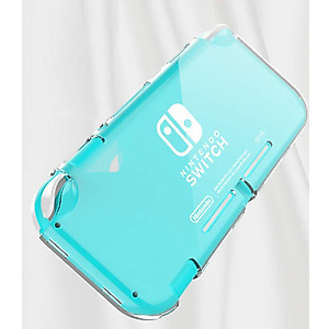 Clear Case Transparent Hard Shell Protector Cover Compatible with Nintendo Switch Lite Console