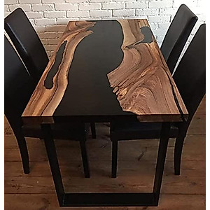 Epoxy Table, Epoxy Resin River Table, Live Edge Wooden Table, Natural Wood, Dining table, Natural Epoxy Table, Resin Table