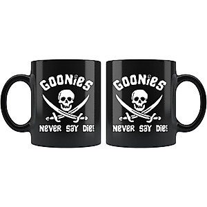 Absurd Ink Goonies Never Say Die Mug (Black)