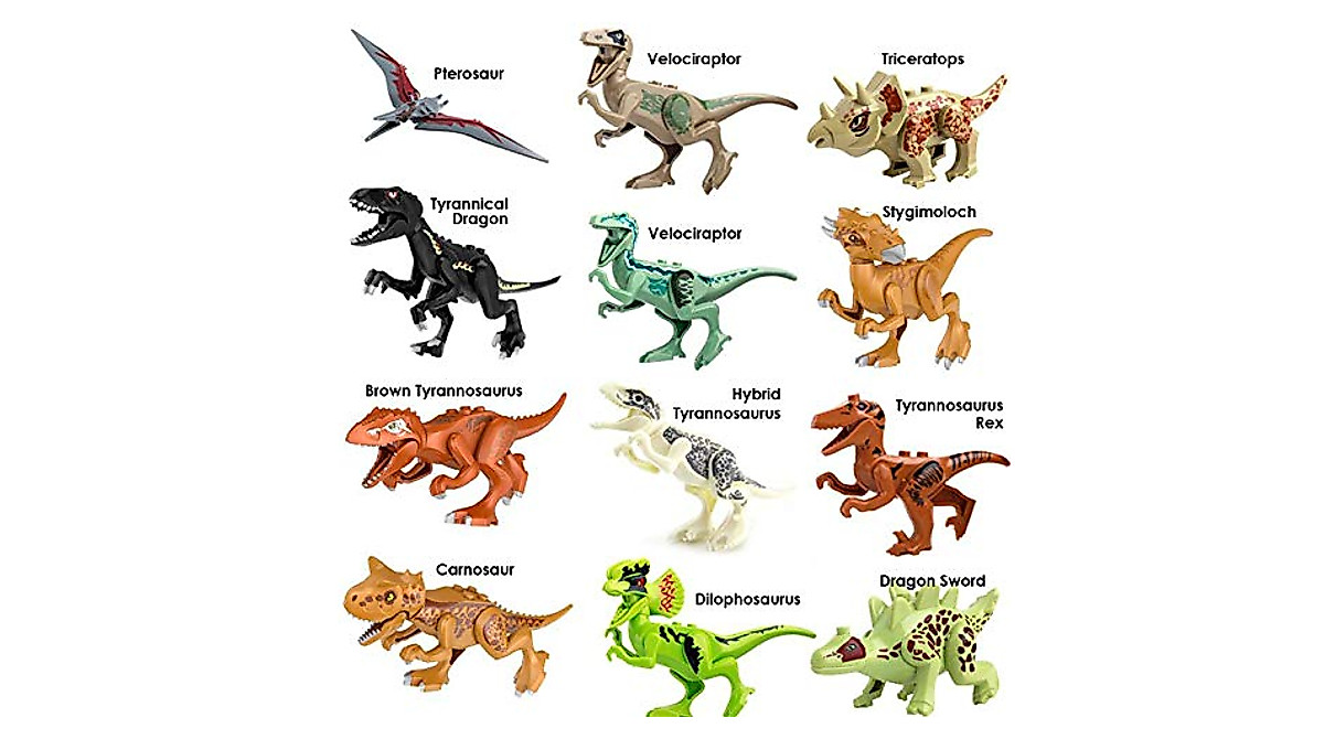Toysvill Dinosaur Mini Figures Set of 20 for Kids