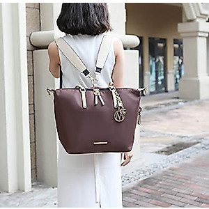 MKF Collection traveling Tote Bag, Shoulder Bag that Converts to Backpack