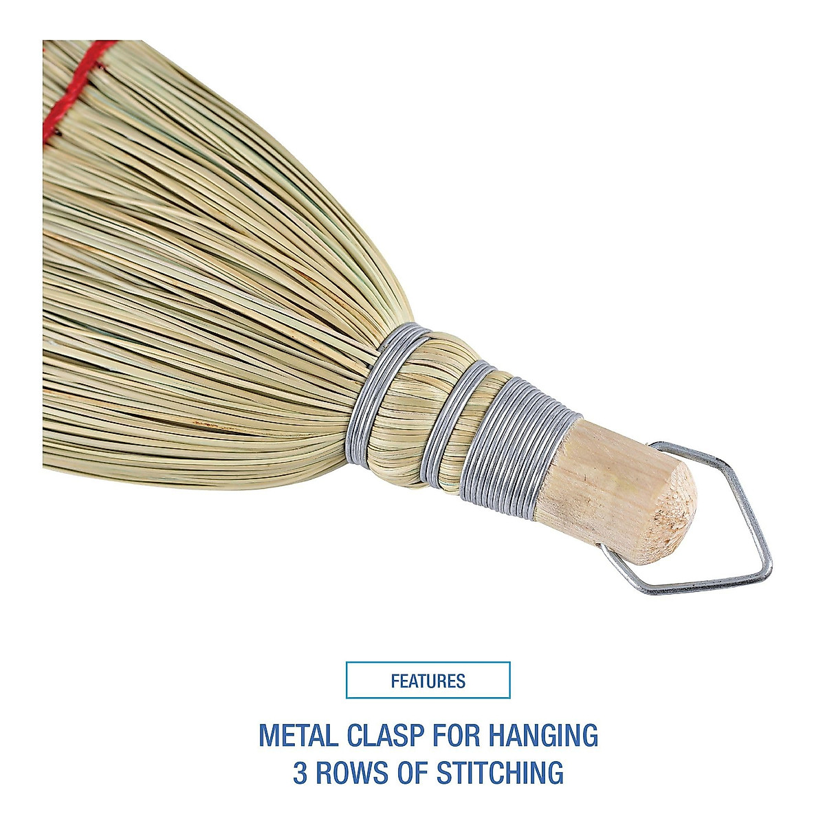 Boardwalk BWK951WC Corn Fiber Whisk Brooms - Yellow (1 Dozen)