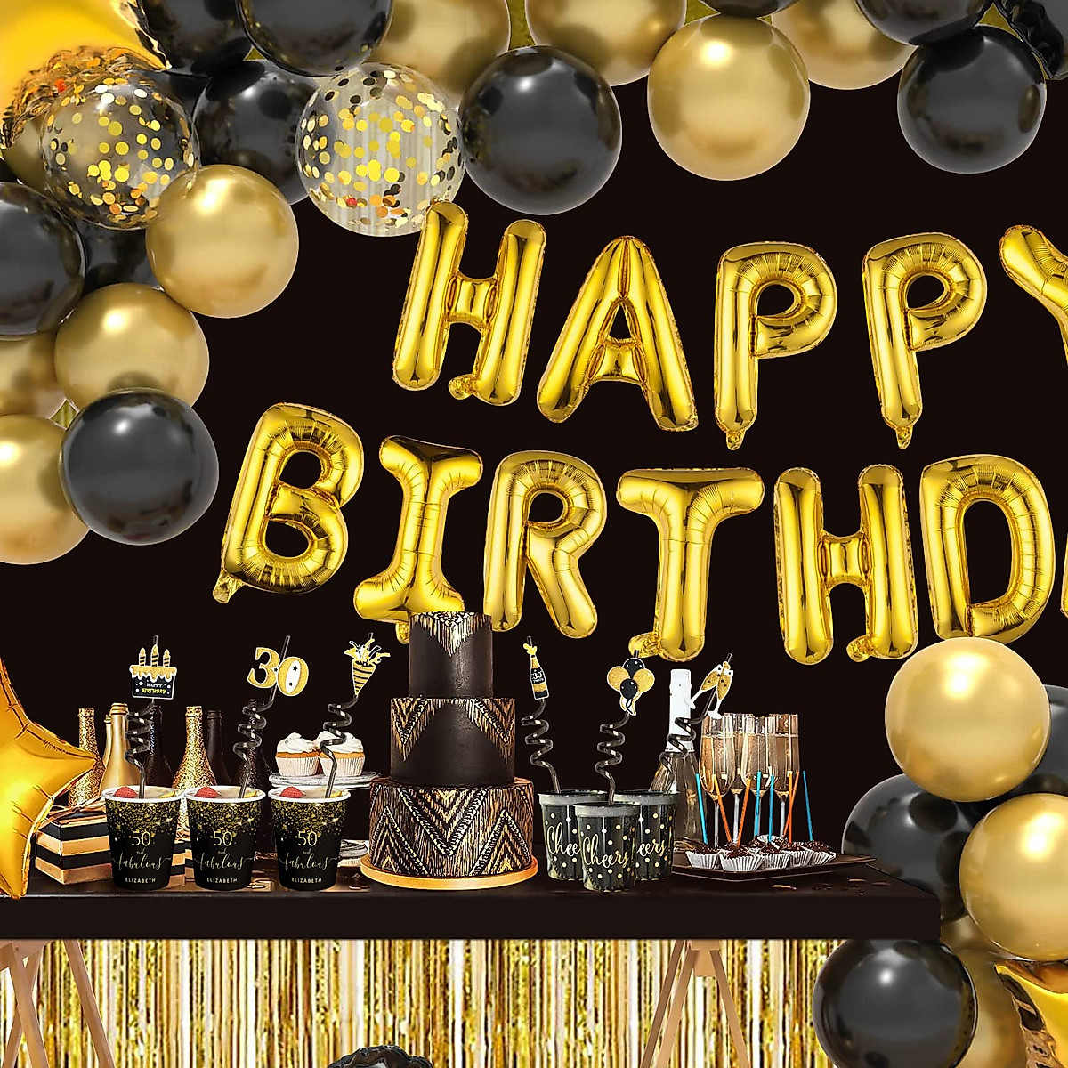 24 PCS 30th Birthday Party Decorations Straw Decor Plastic Reusable Glitter Straws for 30th Birthday Party Decor Cut-Out Number 30 Party Decorative Supplies for Women Men with 2 Brush