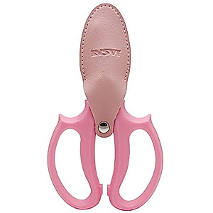 Jasni Garden Pruning Shears Scissors with Comfort Grip Handle, Premium Steel Professional Floral Scissors, Perfect for Arranging Flowers, Pruning, Trimming Plants, Gardening Tool (Pink)