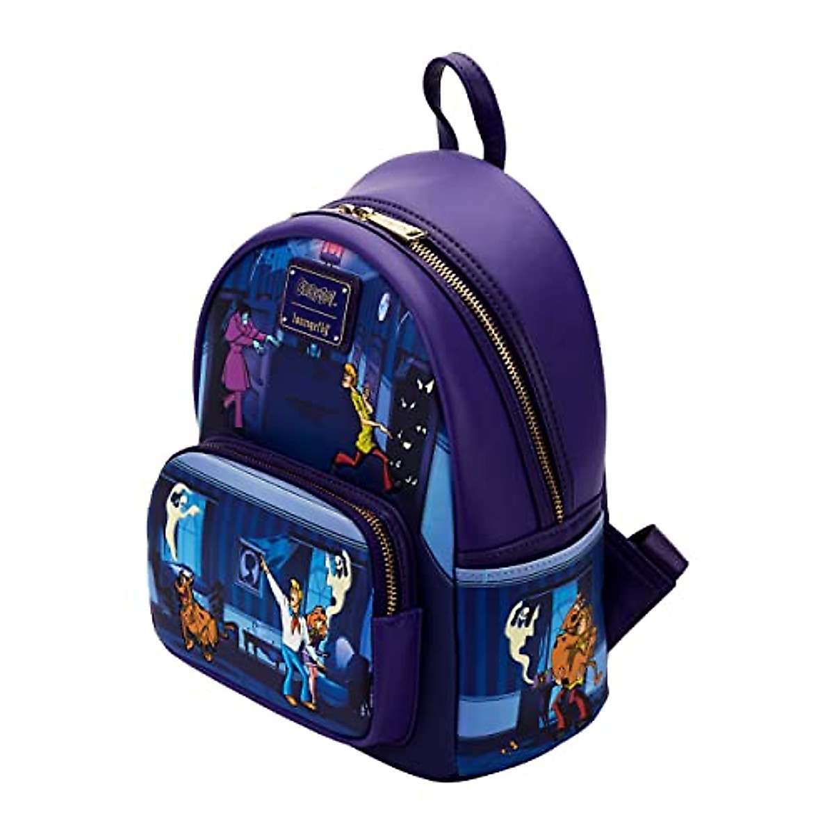 Loungefly Scooby Doo Monster Chase Womens Double Strap Shoulder Bag Purse