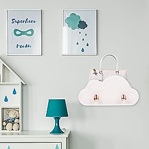 VALICLUD 1pc with Purse Kitchen Installation Non-Punch Holder Free Shelves Hanging Self Bathroom Adhesive Floating Clothes Multifunction Traceless Wallet Bedroom Punch-Free Household Shelf