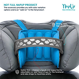 Car Seat Pillow Color Variation- Travel Head Support Additional Accessory (Grey)