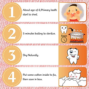 Tooth Fairy Box for Boys and Girls Wooden Baby Teeth Fairy Holder for Kids Tooth Storage and Saver Box Toothfairy Keepsake Organizer with Bottle and Tweezers for Lost Teeth Baby Shower Birthday Gift