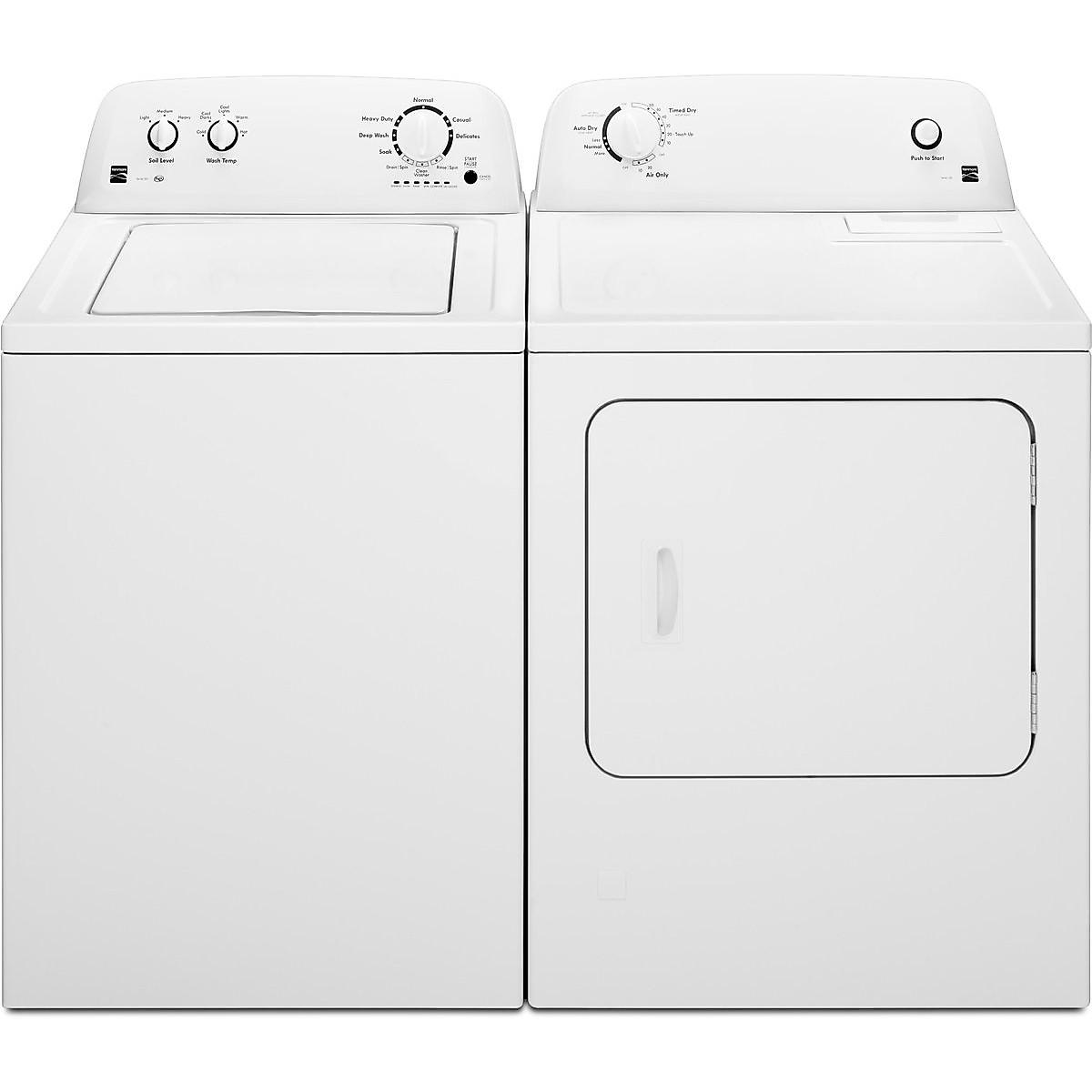 Kenmore Gas Dryer with Wrinkle Guard and Auto Dry Gas Laundry Drying Machine, 6.5 cu. Ft. Capacity White