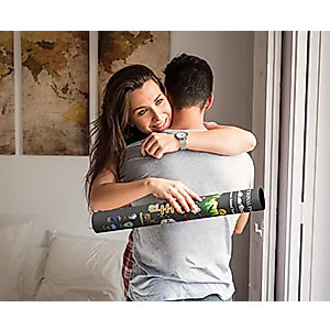 National Parks Scratch Off Map of United States Poster [Charcoal Grey], ALL 63 Parks, US Travel Map Print, USA Gift for Travelers Road Trip Adventure Journal, Fits 12”x16” frame by Bright Standards