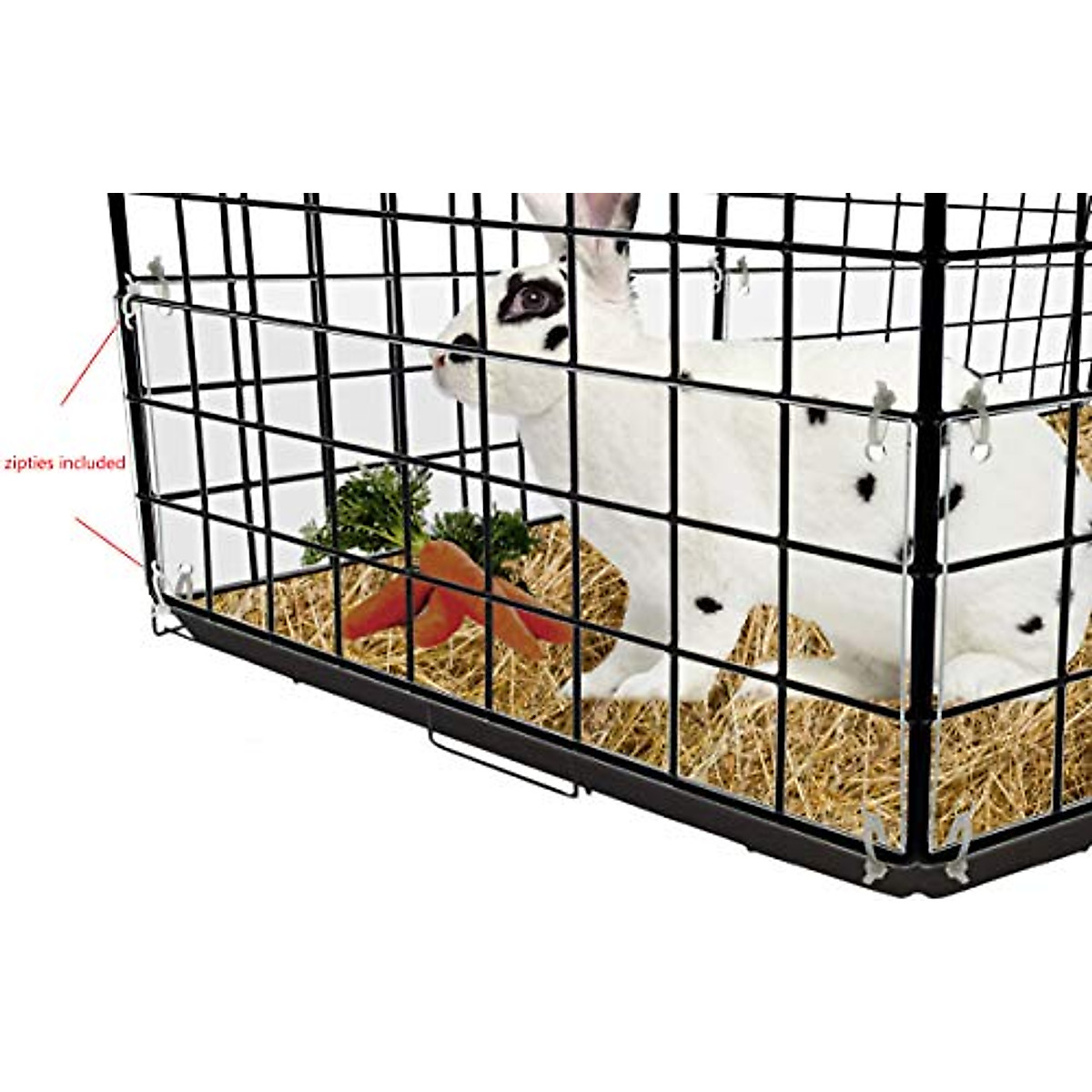 Marketing Holders 14” x 4.5" Cage Guard Siding Habitat Liner Pliable and Flexible Pet 2 Packs of 8 Totaling 16 Sheets Sanitary Small Animal Rabbit Guinea Pig Lining Critter Urine Splash Protection