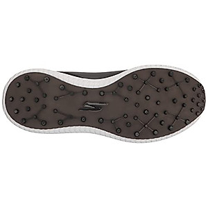 Skechers Men's Max 2 Arch Fit Waterproof Spikeless Golf Shoe Sneaker, Black/White, 12 Wide