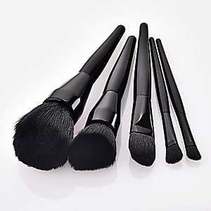 Mens Wet Hair Brush Tools Foundation Eyeshadow Makeup Brush Cosmetic Sets Wooden 5PCS Eyebrow Brush Brush The Good Place Merchandise