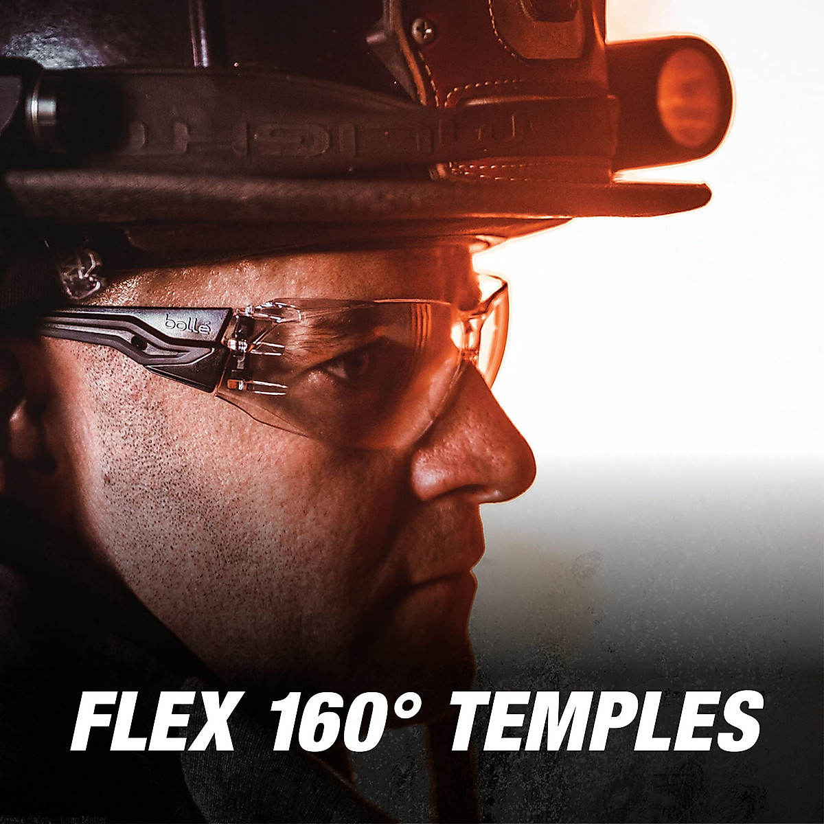 Bollé Safety - BSSI, SILEX+ Eye Protection with Platinum Anti-Fog Coating, Matte Black Frame/CSP lenses