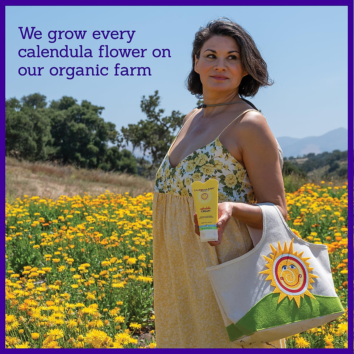 California Baby Calendula Cream (Unscented) | Soothing Baby Face Cream | 100% Plant-Based | Organic Calendula + Aloe Vera | Unscented Lotion For Sensitive Skin | Allergy Friendly | 1.8 oz / 51g