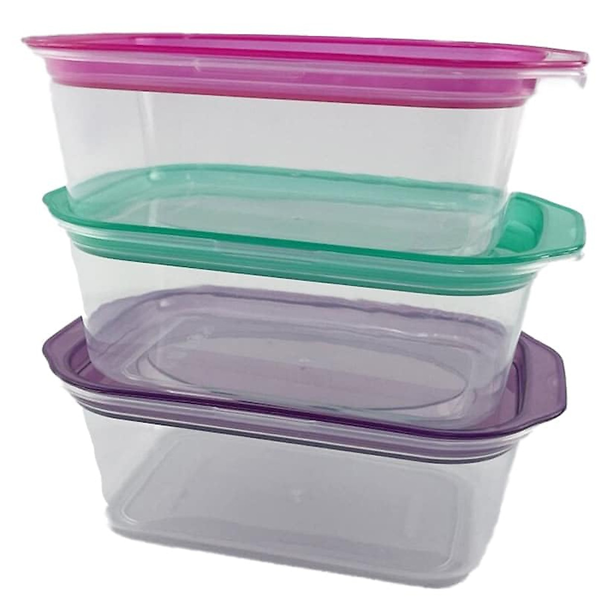 The Lakeside Collection Set of 3 Food Storage Containers with Lids