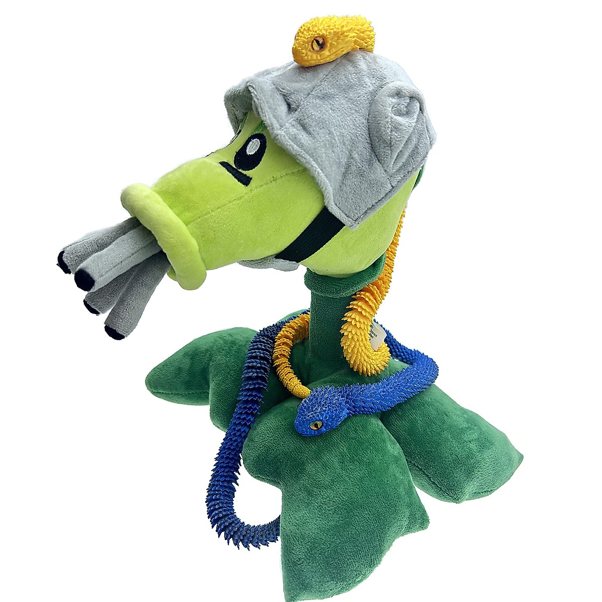 ENOMIN Cute Plant Plush Toy - 12 Inch Peashooter from PVZ, Ideal for Kids & PVZ Fans, for Halloween & Christmas