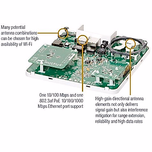 Ruckus Wireless ZoneFlex 7372 Access Point (Dual Band, 2x2:2 MIMO, PoE, 802.3af, 802.11n, 901-7372-US00)