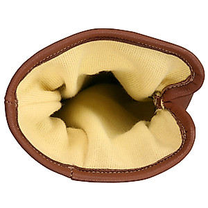 MCR Safety MU3624KXL Mustang Utility Driver Glove, Premium Grain Goat Double Palm, DuPont™ Kevlar® 360 liner, Wing Thumb, Sewn with Kevlar®, Hand Protection, 1 pair, Size X-Large, Brown