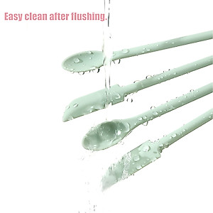 Small Silicone Spatulas - Makeup reusable beauty spatula - Mini rubber tiny nonstick cookware for cosmetics, spoonula,Jar bottles,food scraper, milk, coffee, Home kitchen cooking utensils set - 6 Pack