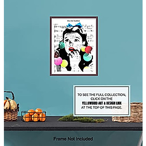 Somewhere Over the Rainbow Wall Art - Wizard of Oz Gifts - Dorothy Pop Art Poster Print - The Wizard of Oz Decor - Andy Warhol Contemporary Picture - Home Decoration for Girls Bedroom, Living Room