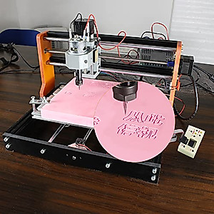 RATTMMOTOR Upgrade 3018 PRO CNC Wood Router Machine Kit 3 Axis GRBL DIY Mini CNC Engraver Milling Machine+Offline Controller+Emergency Stop and Limit Switch for Cutting Plastic Acrylic PVC PCB Wood