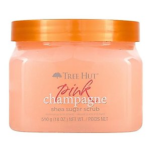 Tree Hut Pink Champagne Shea Sugar Scrub, 18 oz., Ultra Hydrating and Exfoliating Scrub for Nourishing Essential Body Care