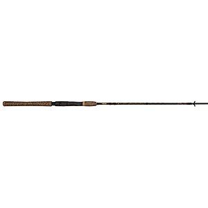 Berkley 6’6” Lightning Rod Spinning Rod, One Piece Spinning Rod, 6-12lb Line Rating, Medium Light Rod Power, Moderate Fast Action, 1/16-3/8 oz. Lure Rating,Brown