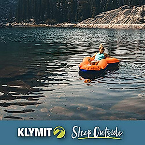 Klymit Litewater Dinghy (LWD) Packraft Inflatable Kayak, Light Inflatable Raft Packs Small for Backpacking, One Size, ORANGE-2020